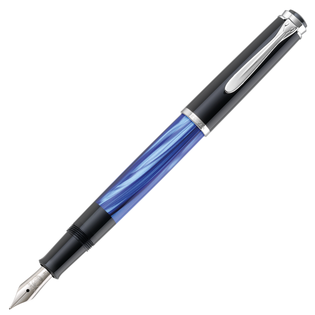 Pelikan Pluma Fuente M205 Classic Blue Marbled